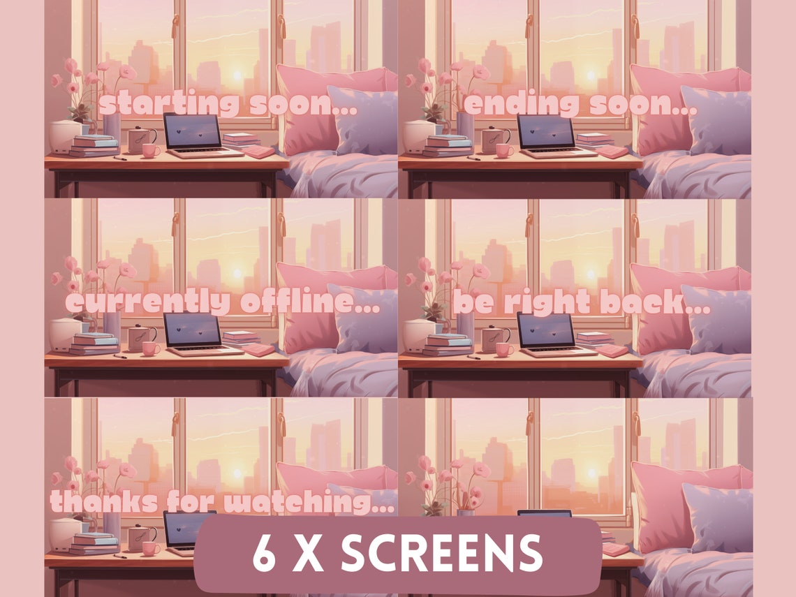 Vtuber Background, Vtuber Animated Background, Twitch Stream Overlay ...