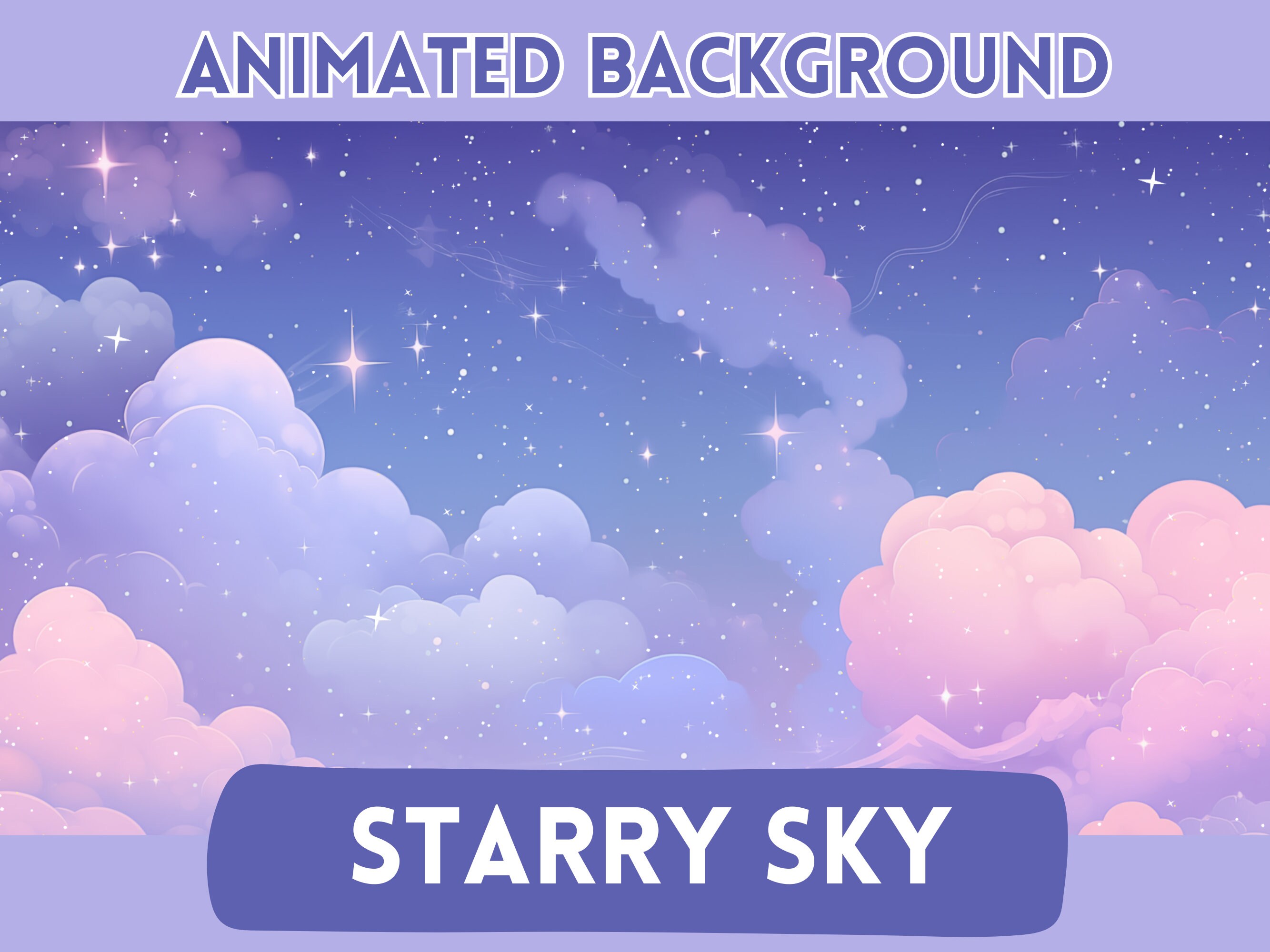 Vtuber Background, Vtuber Animated Background, Twitch Stream Overlay ...