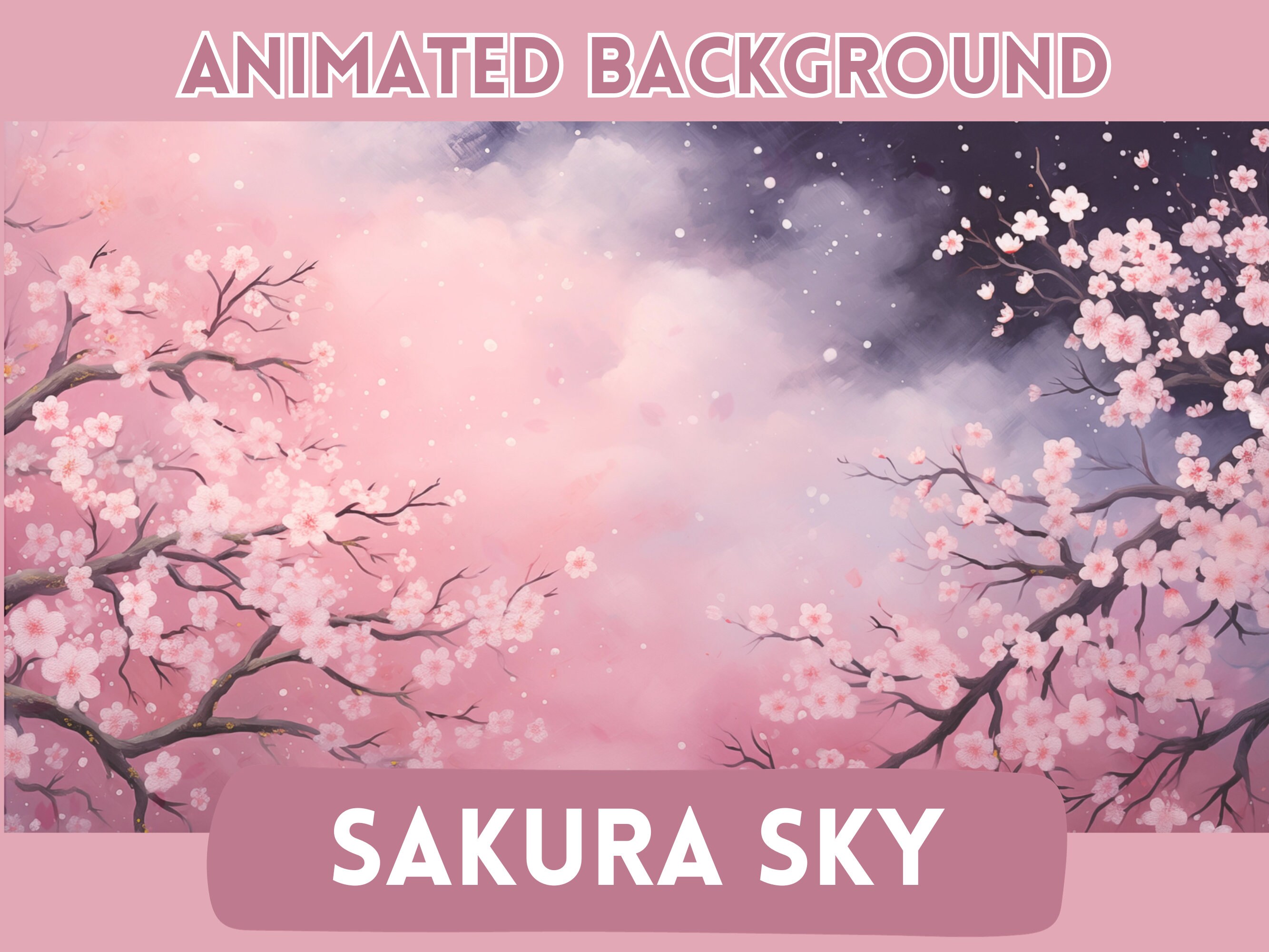 Vtuber Background, Vtuber Animated Background, Twitch Stream Overlay ...