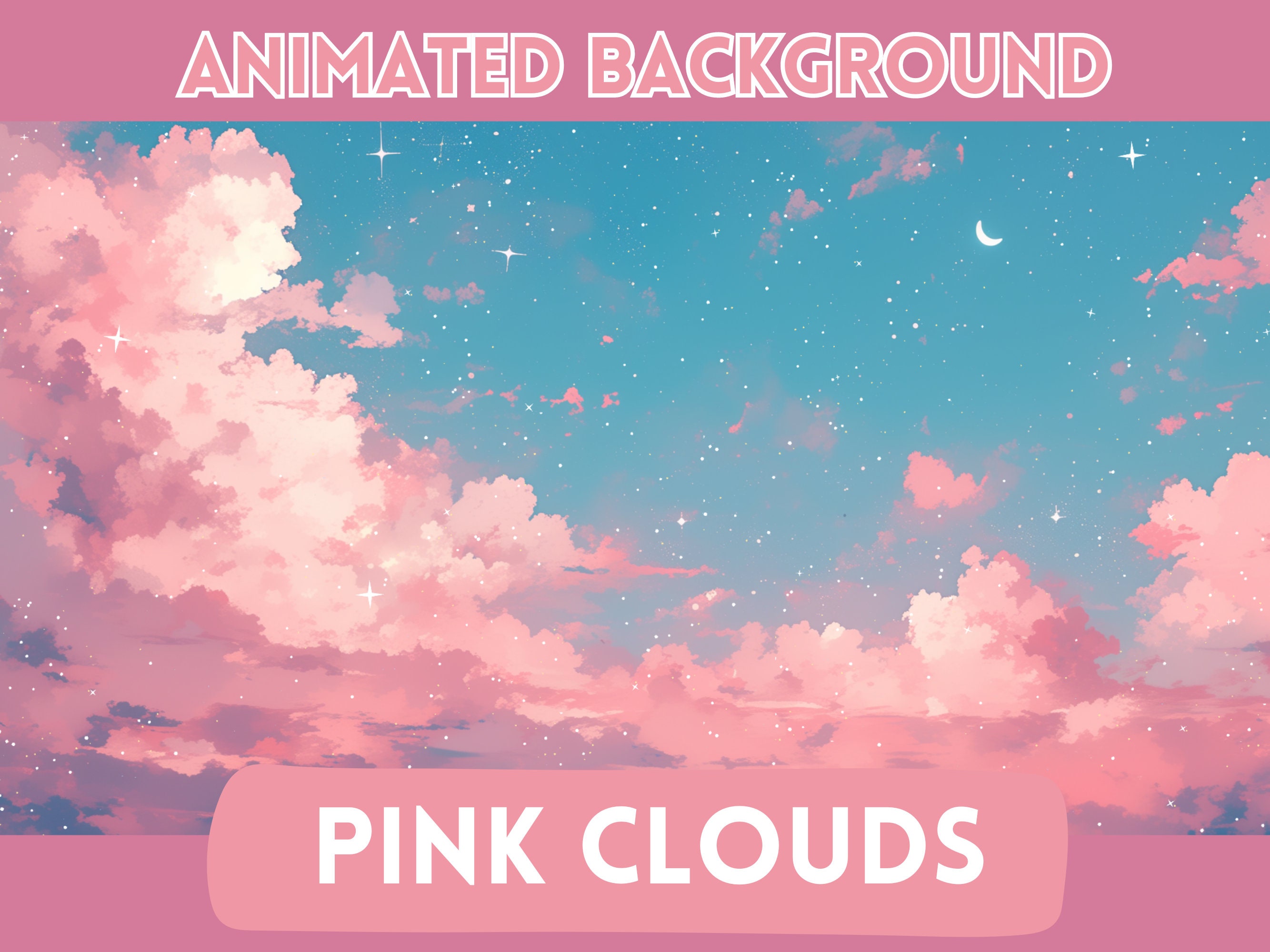 Vtuber Background, Vtuber Animated Background, Twitch Stream Overlay ...