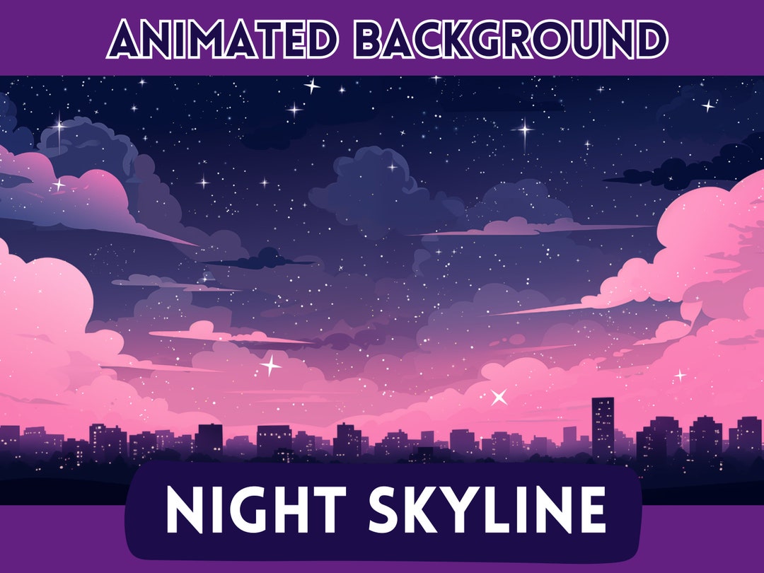 Vtuber Background, Vtuber Animated Background, Twitch Stream Overlay ...