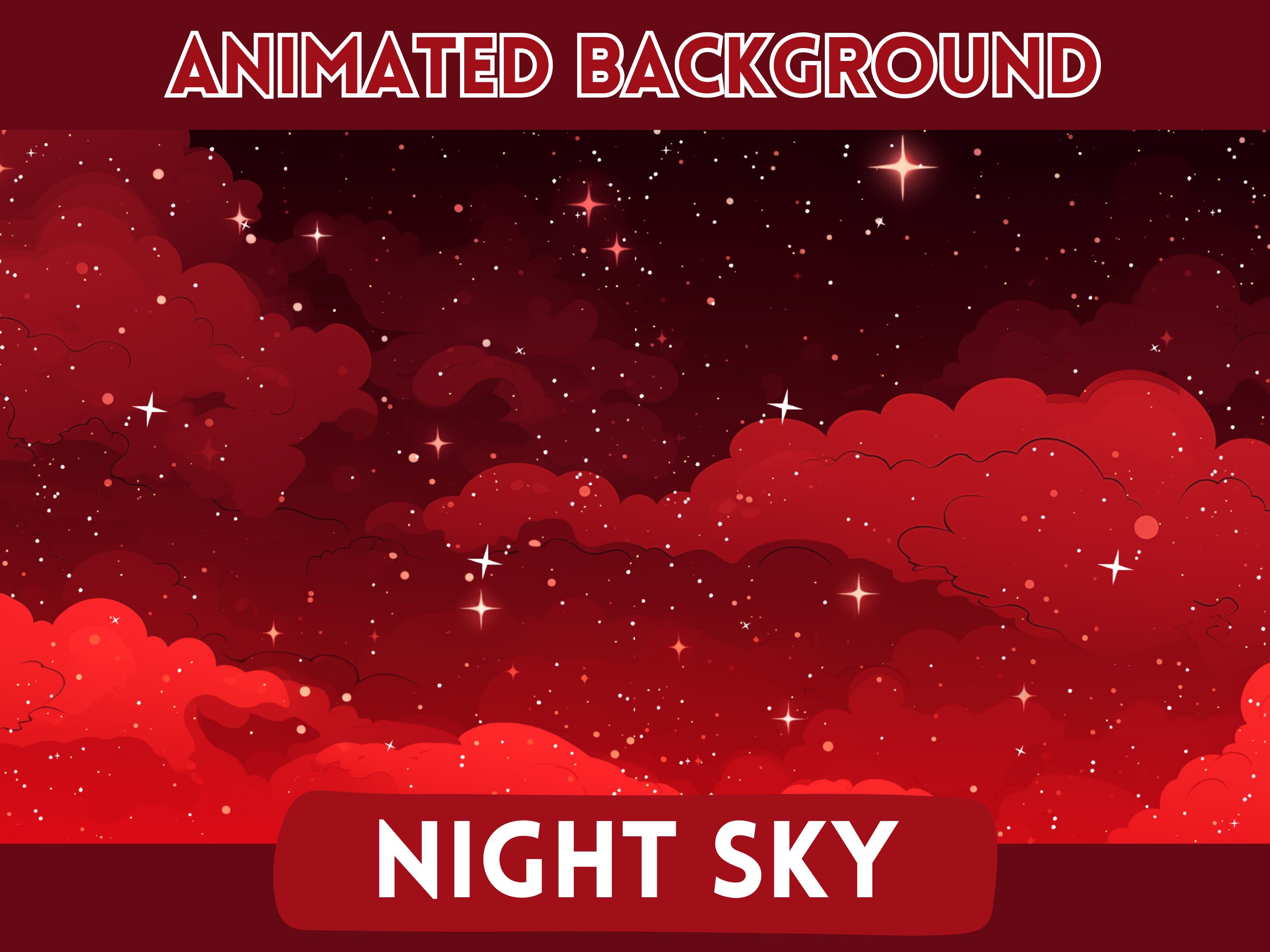 Vtuber Background, Vtuber Animated Background, Twitch Stream Overlay ...