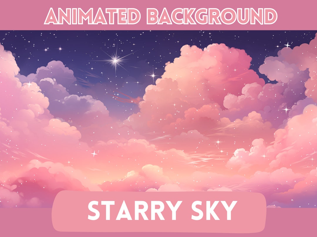 Vtuber Background, Vtuber Animated Background, Twitch Stream Overlay ...