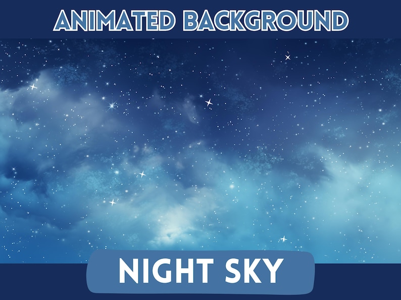 Vtuber Background, Animated Background, Twitch Stream Overlay, Stream ...