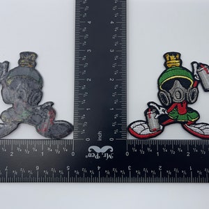 Marvin the Martian Graffiti Embroidered Iron-on Patch - Etsy