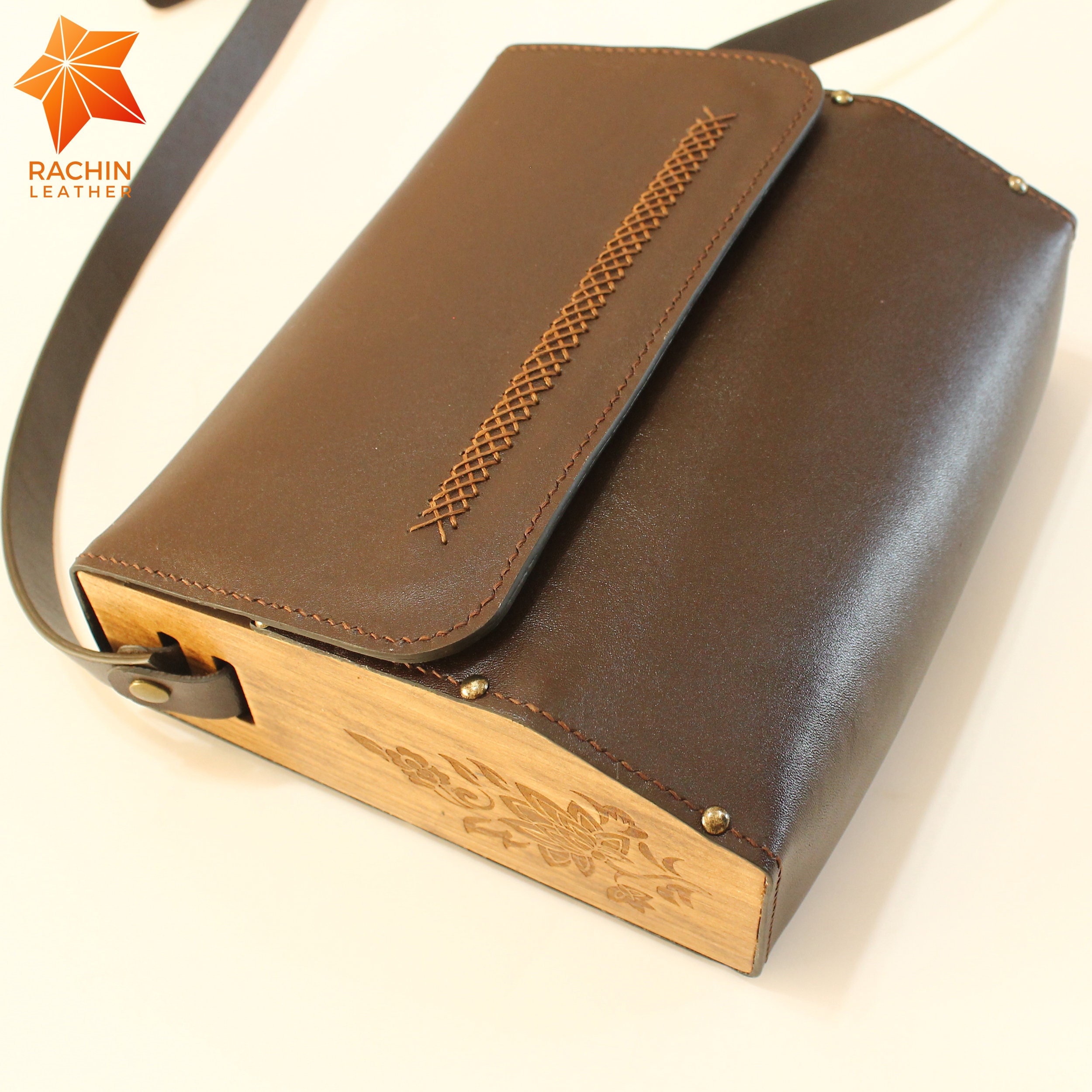 Handmade Leather and Wood Bag Pattern, Pattern for Wooden Bag, Pdf ...