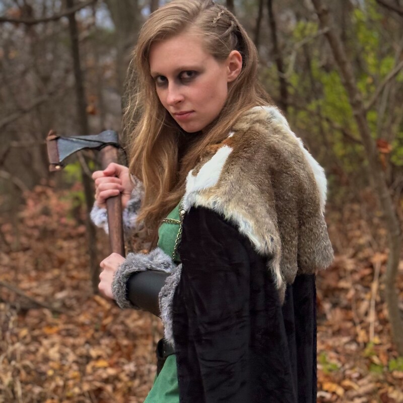 Viking Fur Mantle - Etsy