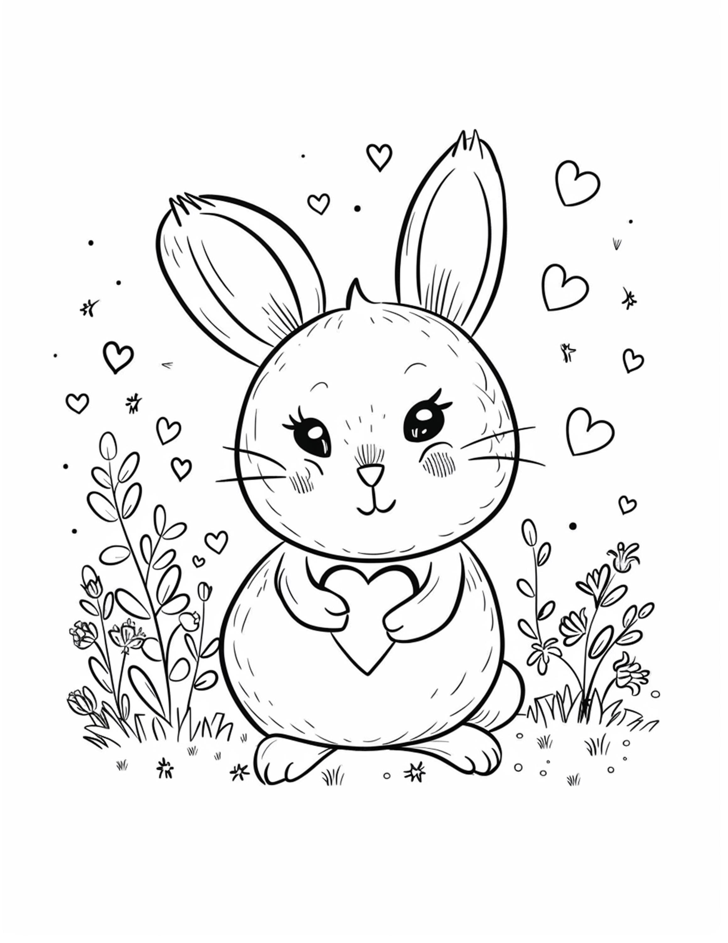Valentine's Day Coloring Pages 12 Unique Printable Designs for Kids ...