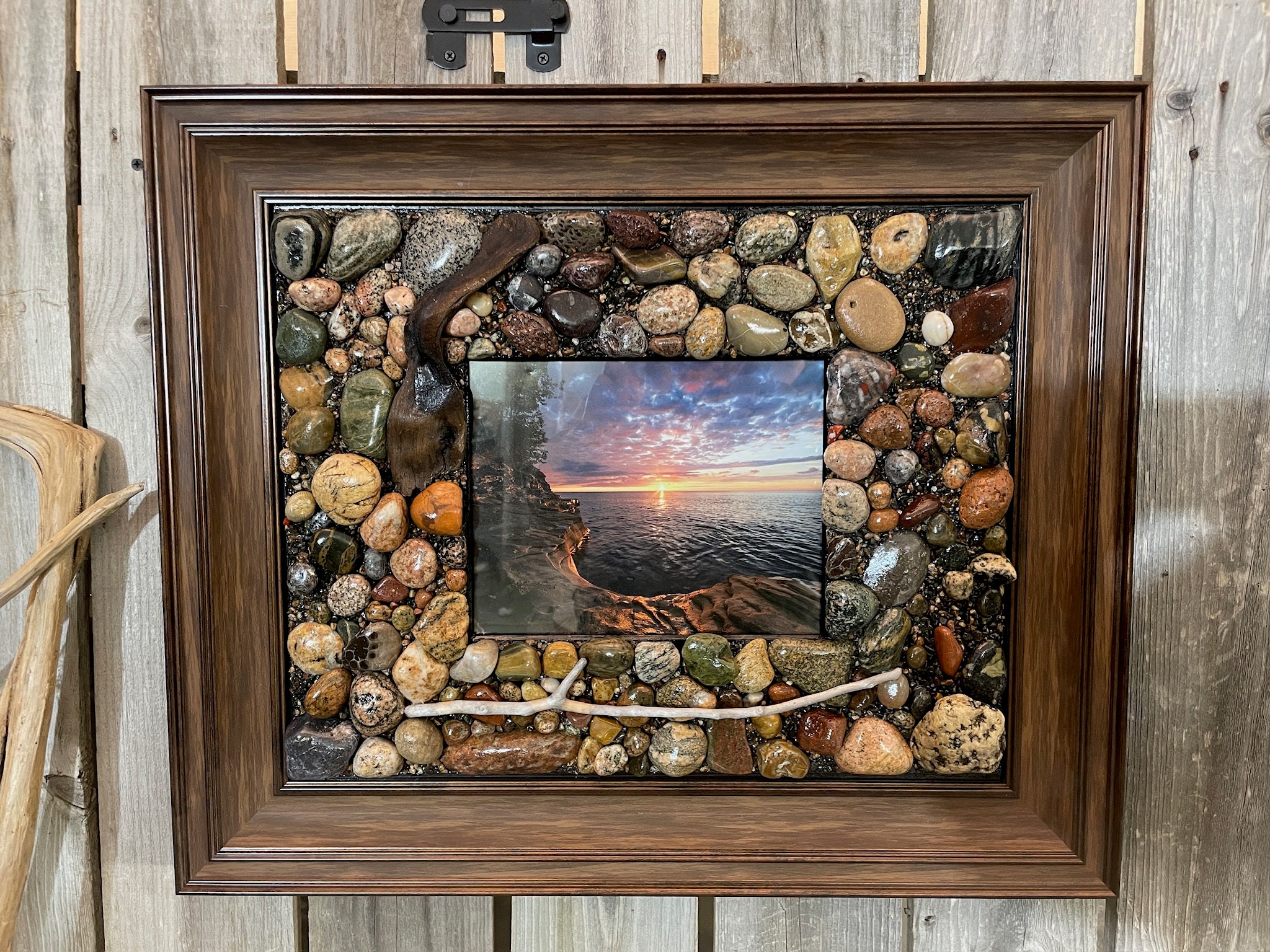 Great Lakes Rock Frame With Petoskey Stones and Other Fossils ...