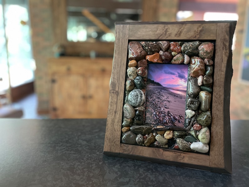Great Lakes Rock Frame With Petoskey Stones and Other Fossils ...