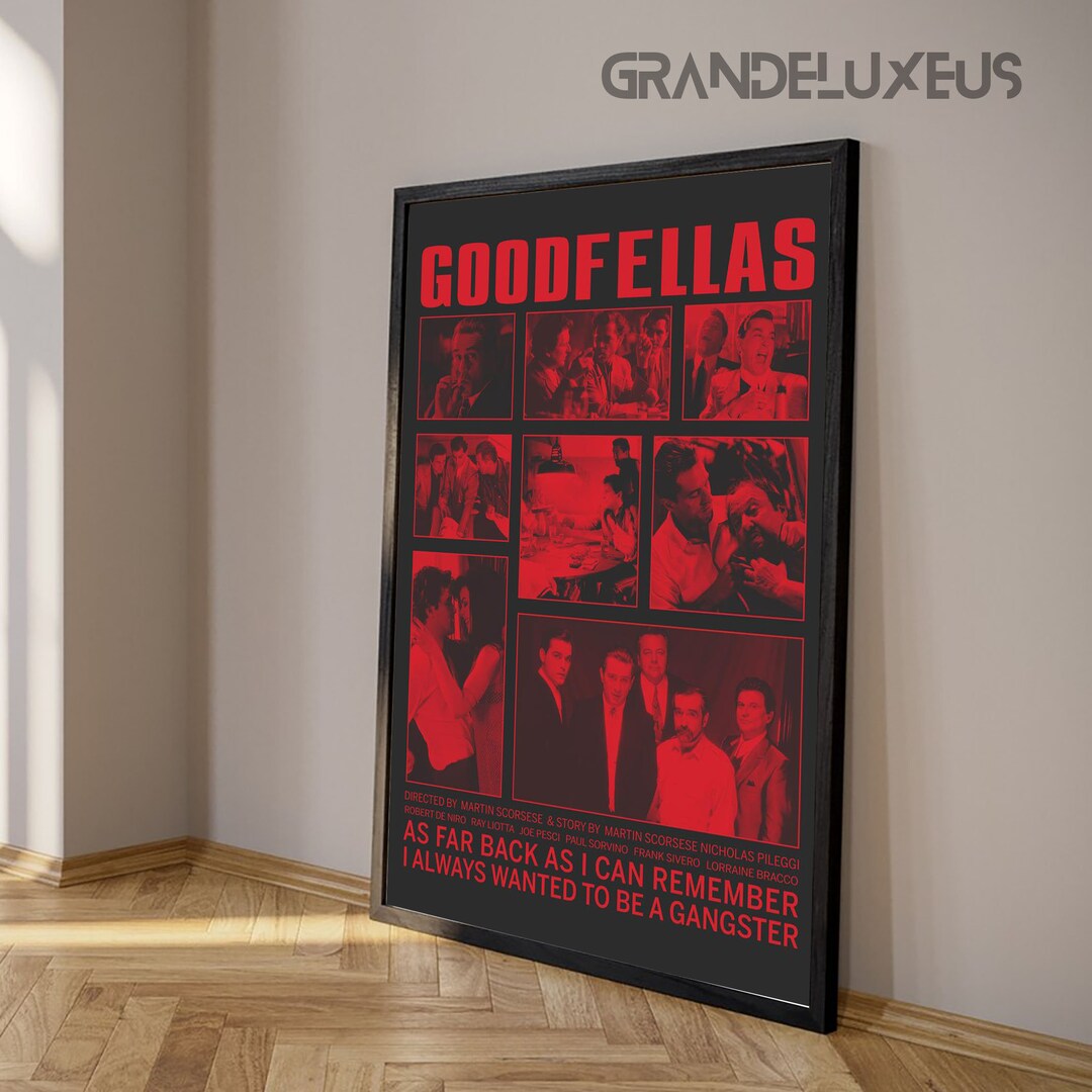 Goodfellas Poster Vintage Vertical Movie Poster Retro Wall - Etsy