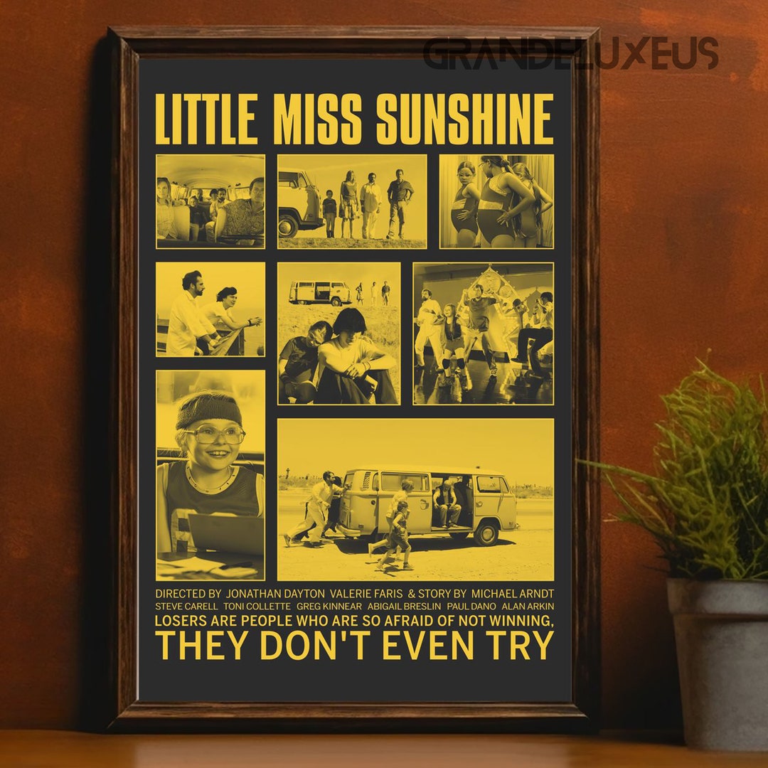Little Miss Sunshine Poster Vintage Vertical Movie Poster - Etsy