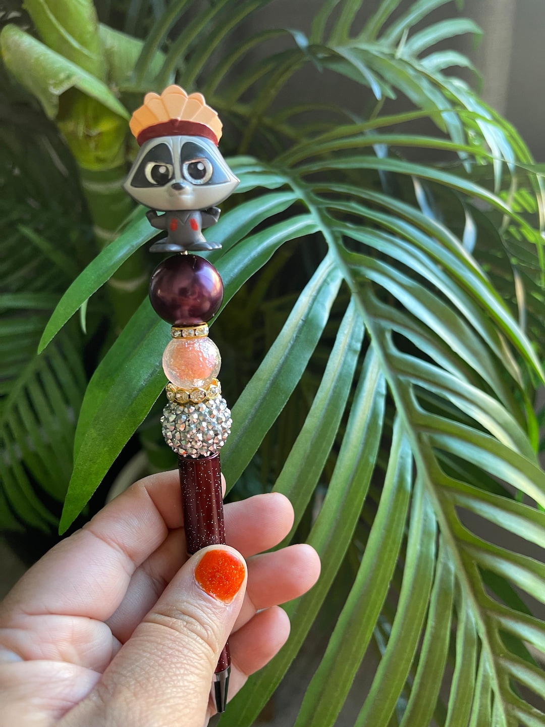 Beaded Doorable Character Pen - Etsy