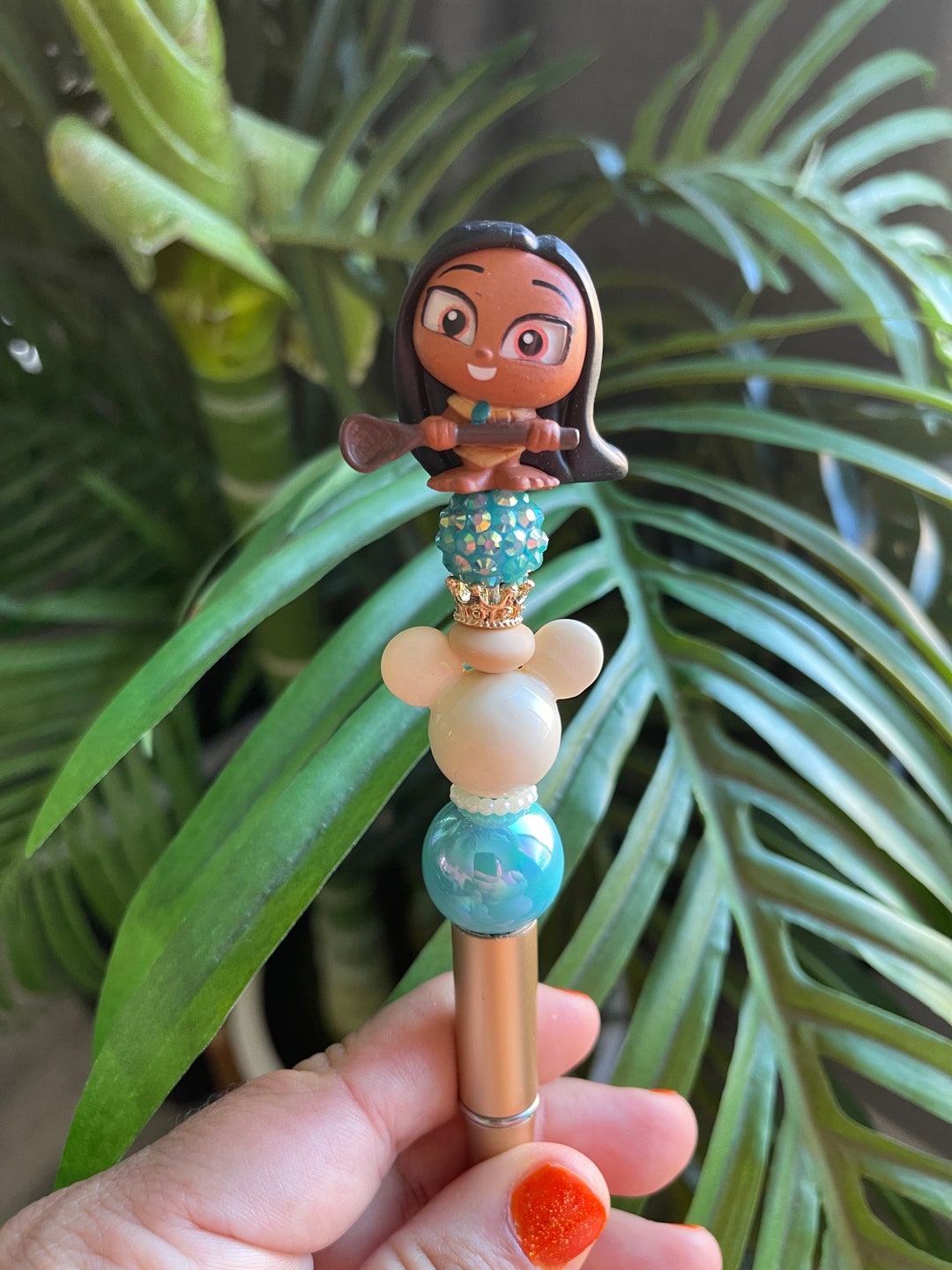 Beaded Doorable Character Pen - Etsy