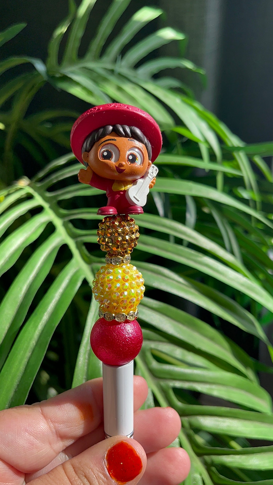 Coco Beaded Doorable Character Pen - Etsy