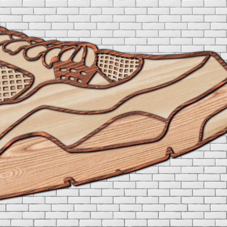 Sneakers 4 SVG, Layered Design, Basket SVG Shoes, 4 Layered Sneakers ...