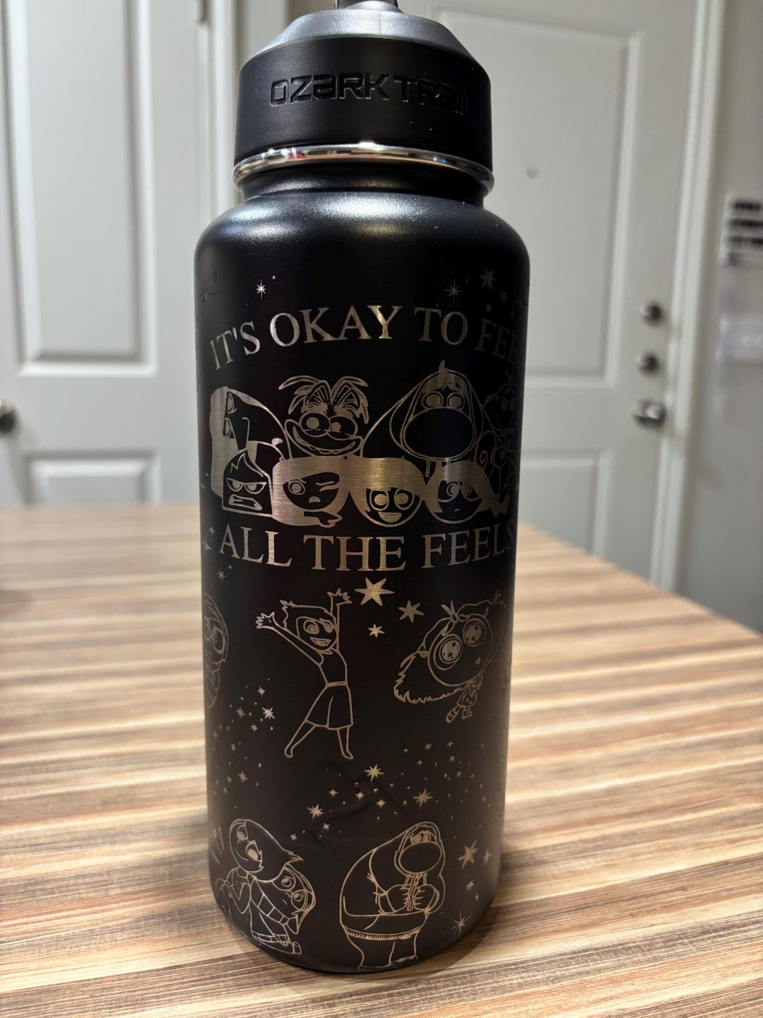 30oz Laser Engraved Inside Out Water Bottle - Etsy