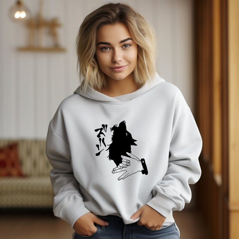 Anime Inspired Hoodie JJK Anime Lover Gift Japanese Streetwear Hoodie ...