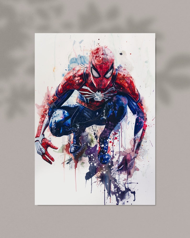 Superhero Comics Set of 6, Batman Poster, Hulk, Spiderman, Wolverine ...