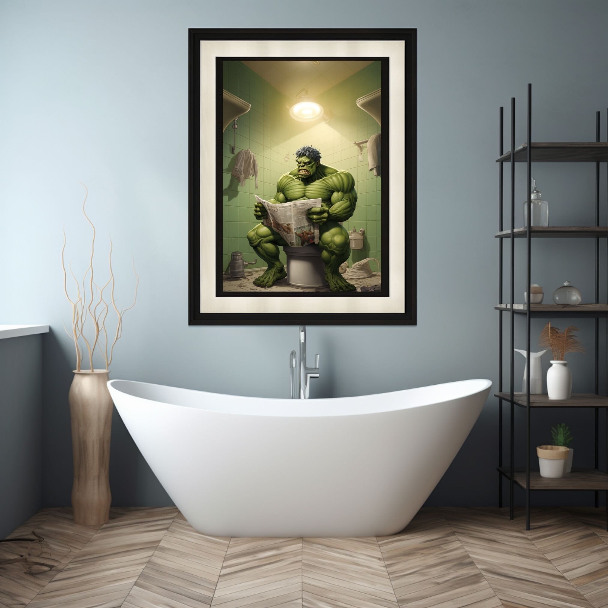 Hulk, Marvel, Marvel Poster, Incredible Hulk, Restroom Wall Art ...