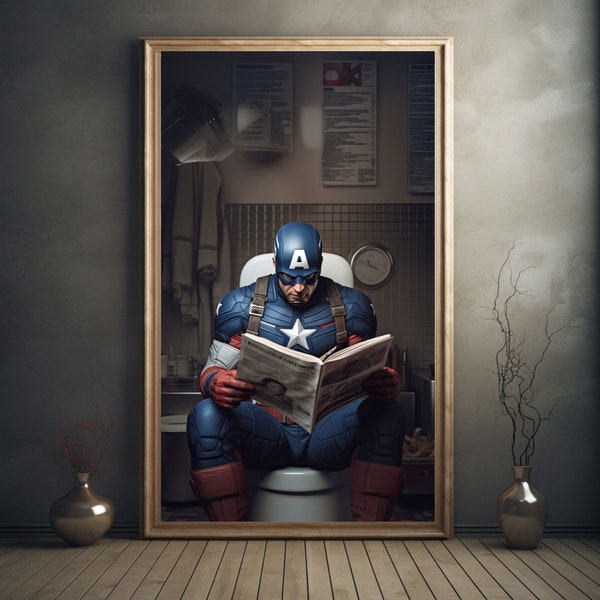 Captain America Art - Etsy