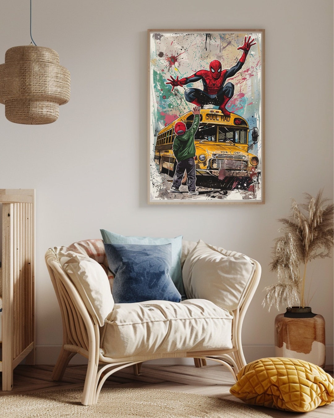 Spiderman, Marvel, Marvel Poster, Restroom Wall Art, Humorous Poster ...