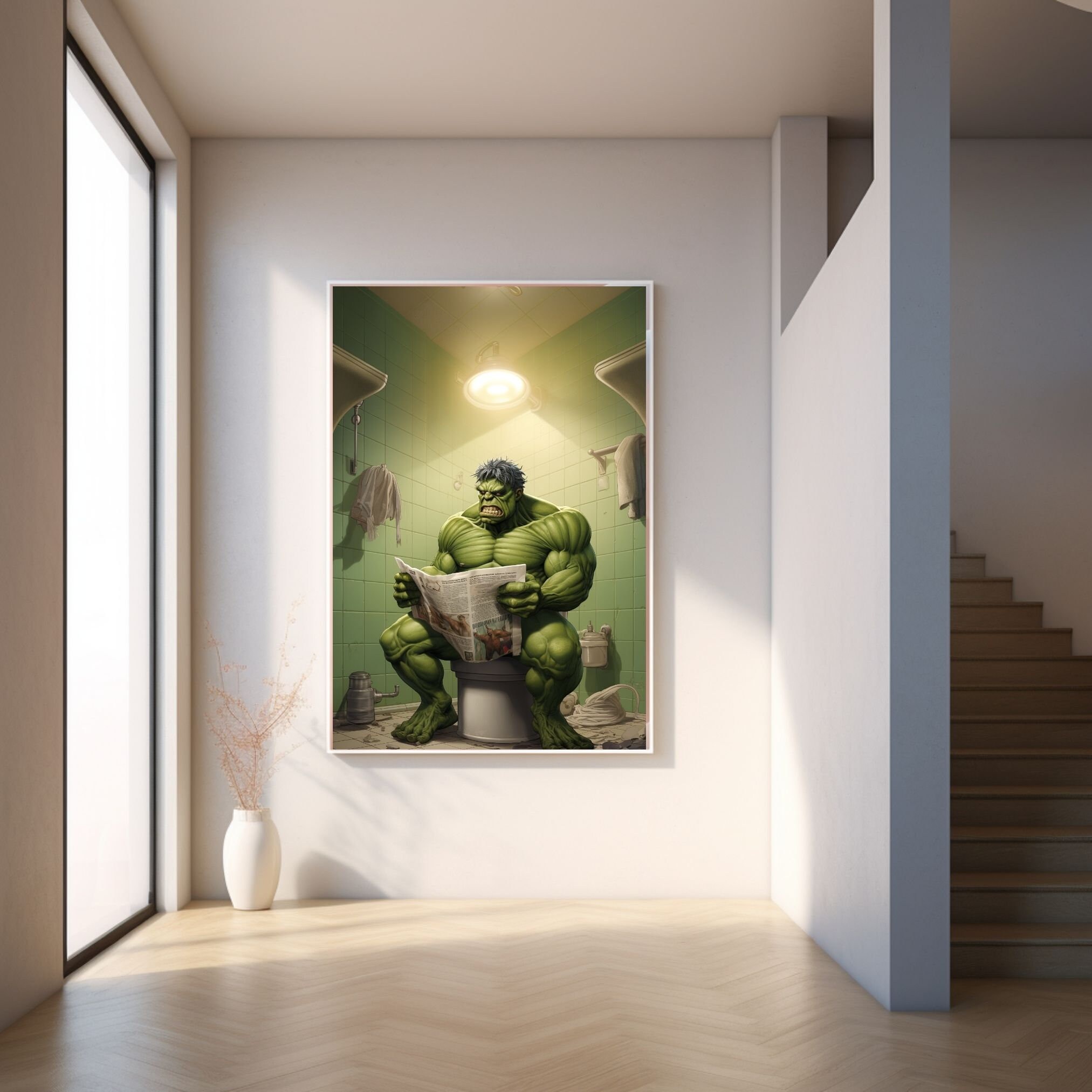 Hulk, Marvel, Marvel Poster, Incredible Hulk, Restroom Wall Art ...