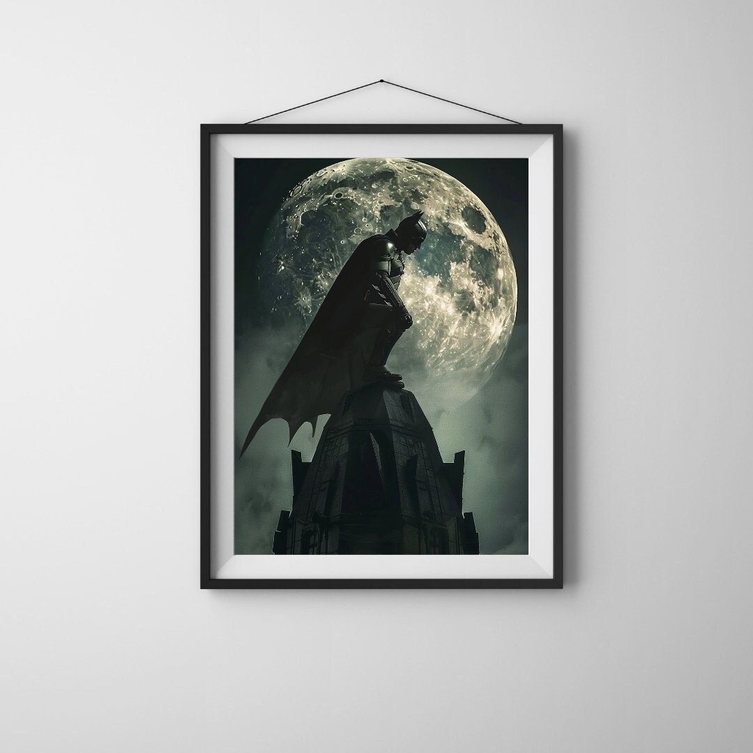 Batman, Dc, Dc Comics, Restroom Wall Art, Humorous Poster, Justice ...