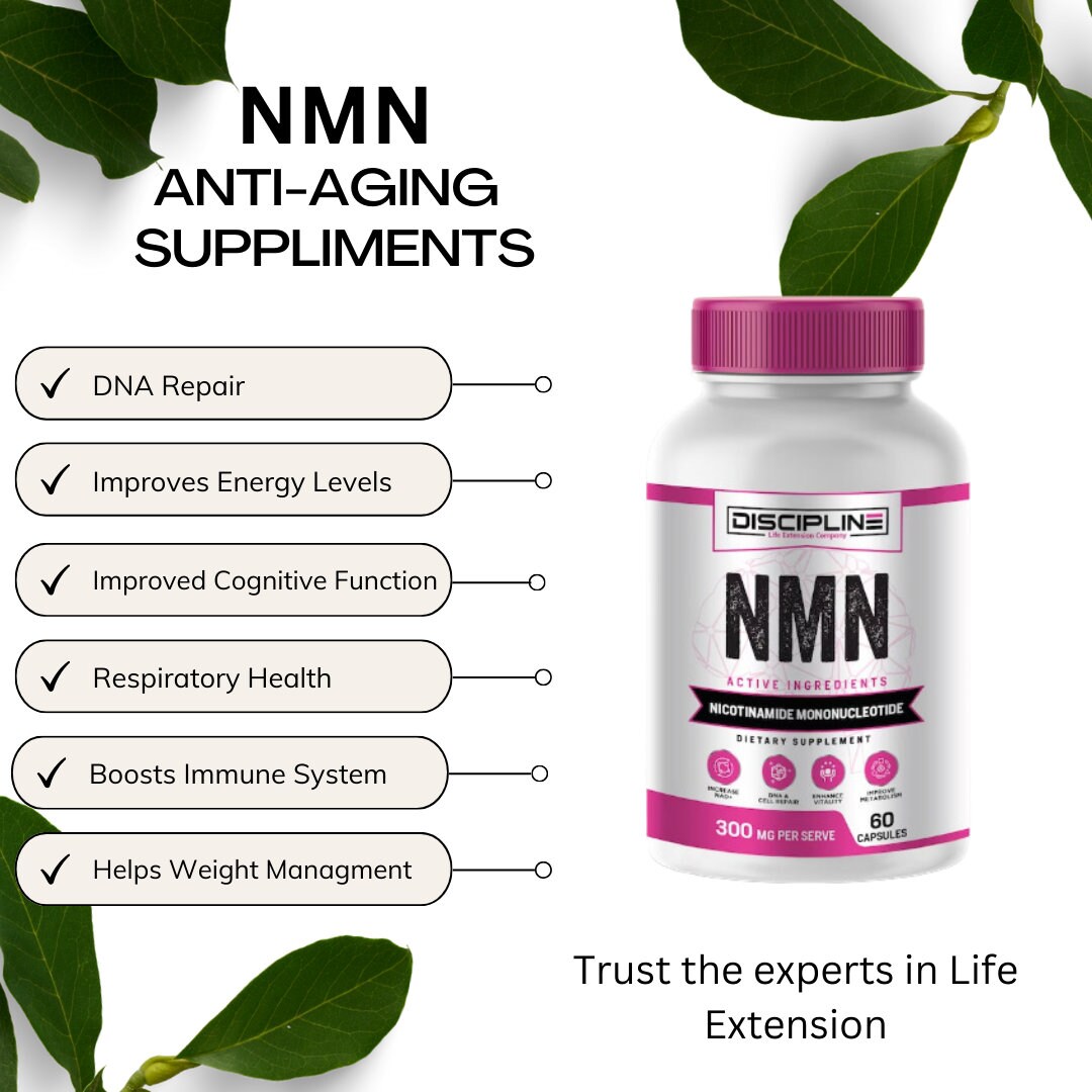 100% PURE NMN Premium Quality, Lab Tested, Natural NMN nicotinamide ...