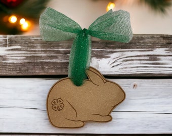 Personalized 4H/FFA Ornament 4-H Logo Ornament 4-H Ornament 4-H Logo ...