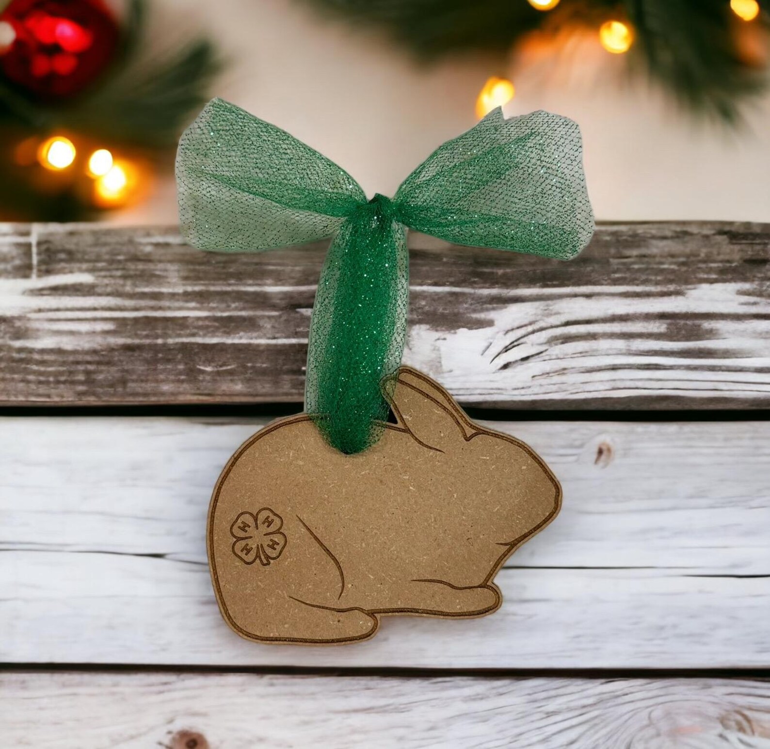 Personalized 4H/FFA Ornament | 4-H Logo Ornament | 4-H Ornament | 4-H ...