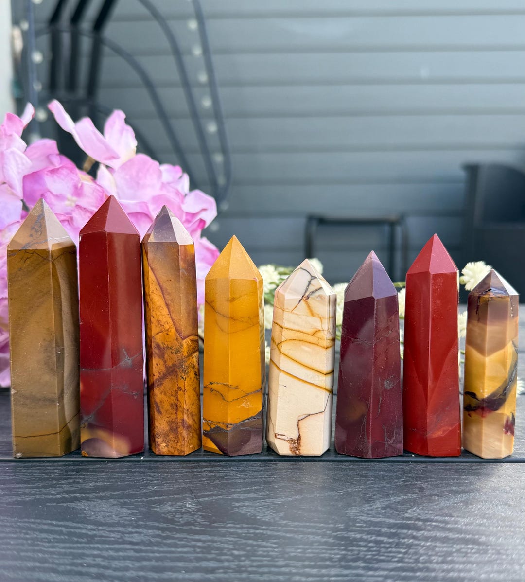 Mookaite Tower | Crystal Point Mookite Carving Healing Chakra Witchy ...
