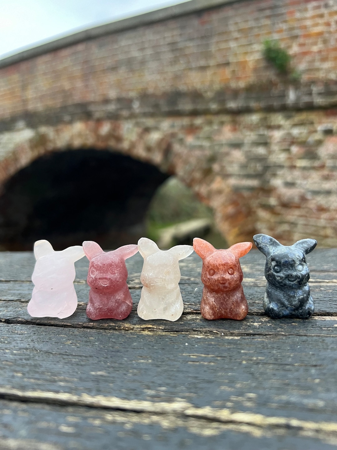 Pikachu Crystal Carving | Small Pokemon Crystal Healing Witchy Gift - Etsy