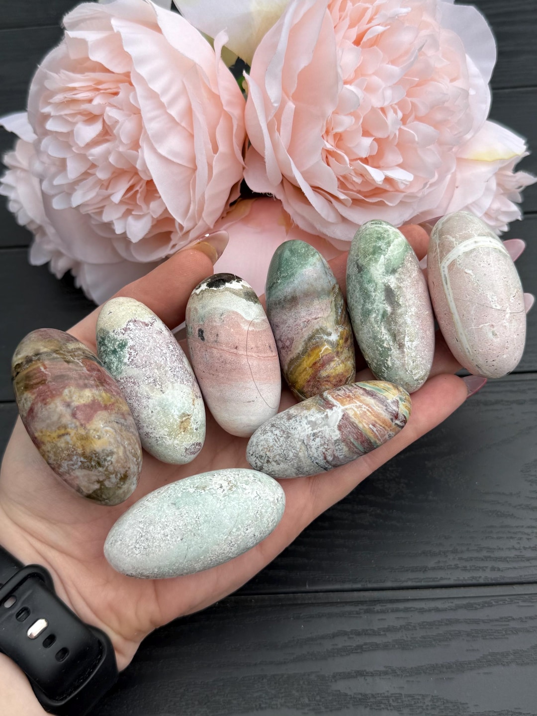 Unicorn Jasper Shiva | Crystal Palm Chakra Healing Witchy Gift B - Etsy