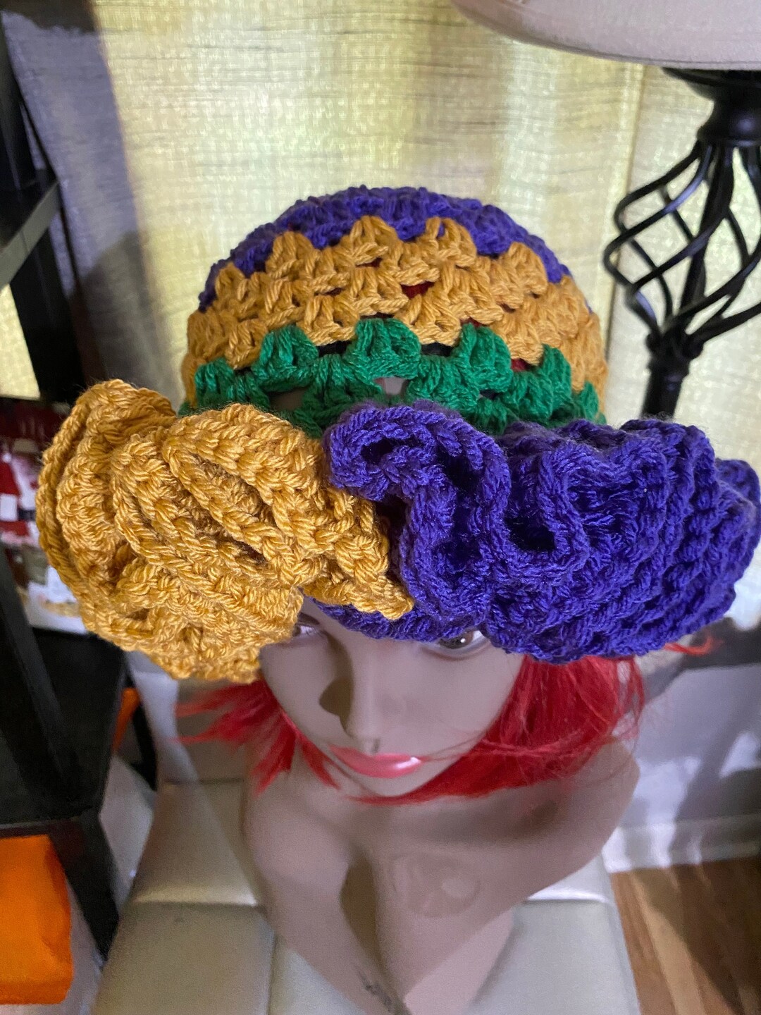 Just in Time for Mardi Gras These Beautifully Crafted Ruffled Beanies ...