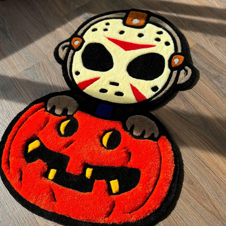 3D Halloween Puffy Custom Rug Tufted Rug Fully Rugs Scream Rugs Custom ...