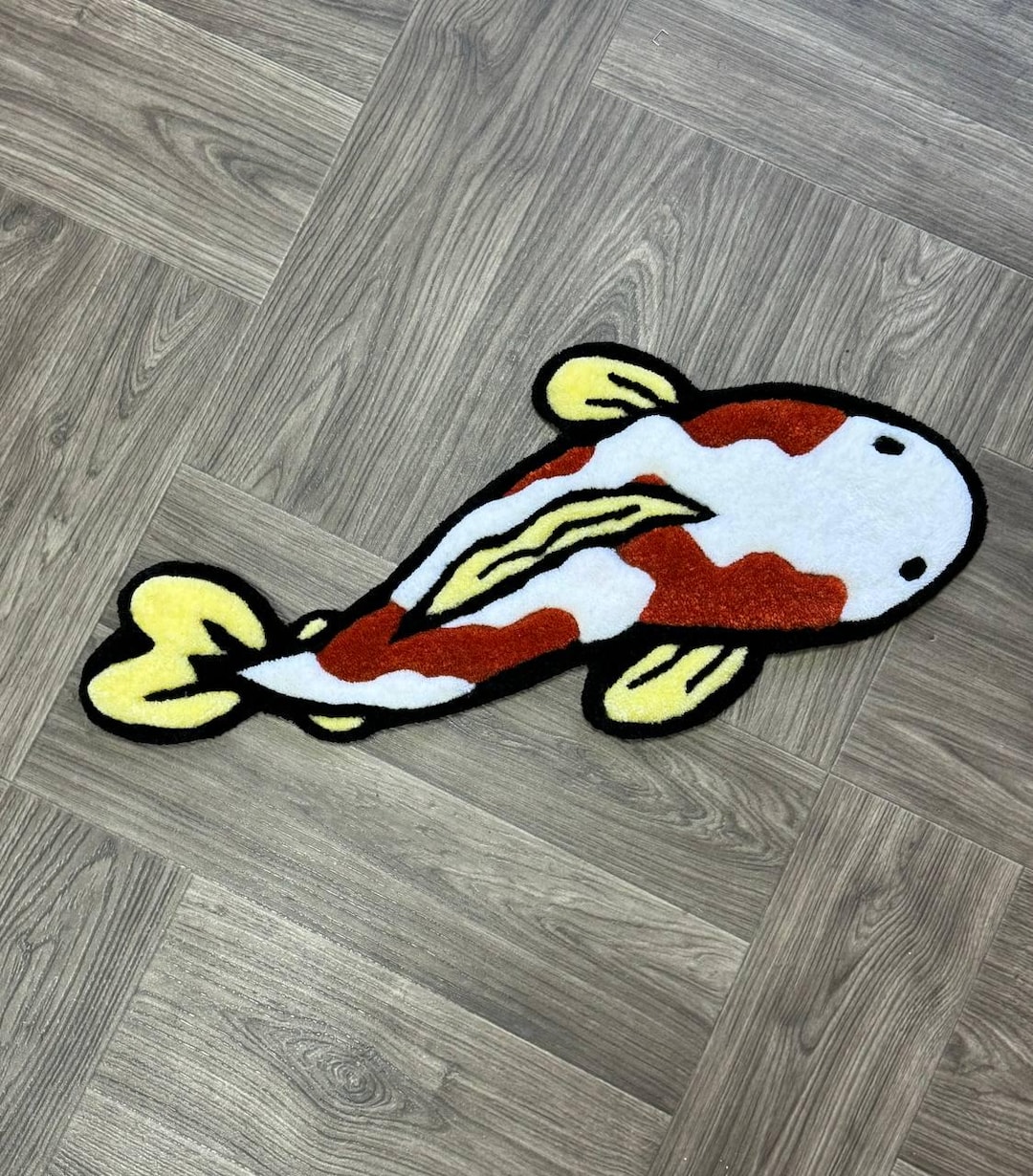 Koi Fish Rug Custom Rug Tufted Rugs for Bedroom Aesthetic Fish Rugs Koi ...