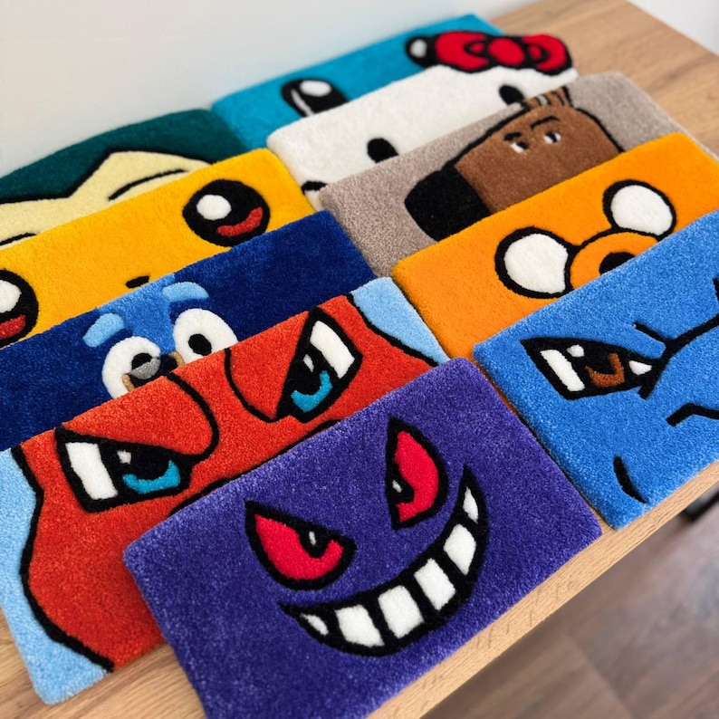 Keyboard Tufted Rugs Anime Keyboard Rug Custom Keyboard Rugs Anime ...