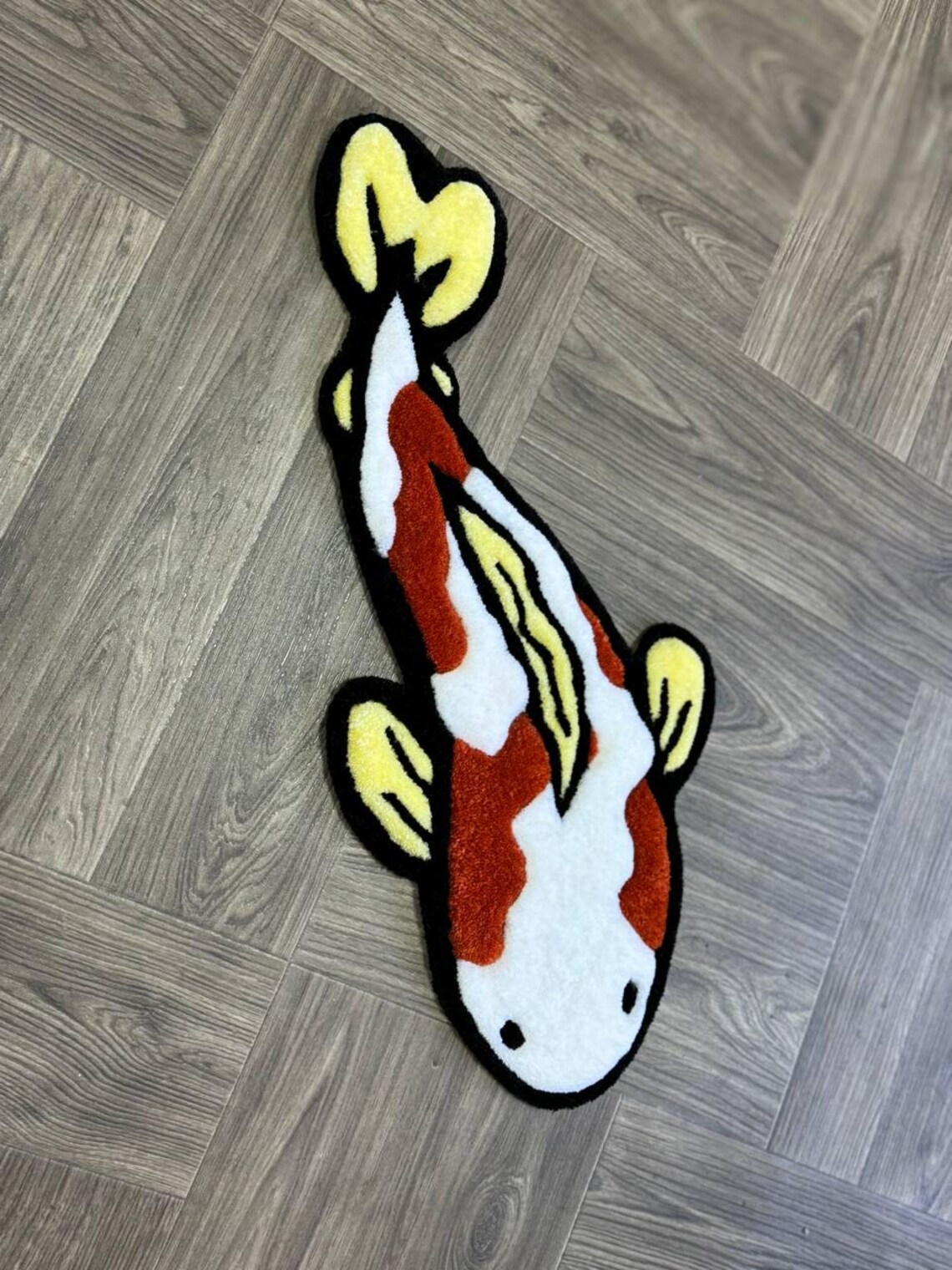 Koi Fish Rug Custom Rug Tufted Rugs for Bedroom Aesthetic Fish Rugs Koi ...
