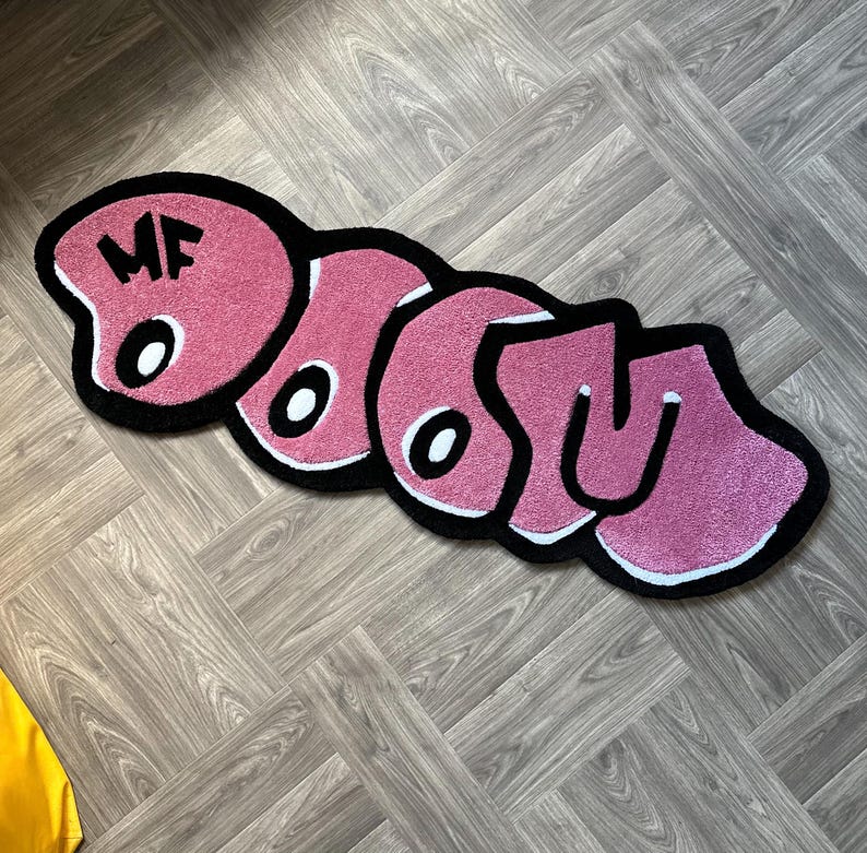 MF Doom Rug Custom Rug Cd Rug Rap Rug Doom Rug Tufted Rug Custom Carpet ...