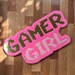 Custom Rugs Decor Rug Pink Rug Gamer Girl Rug - Etsy