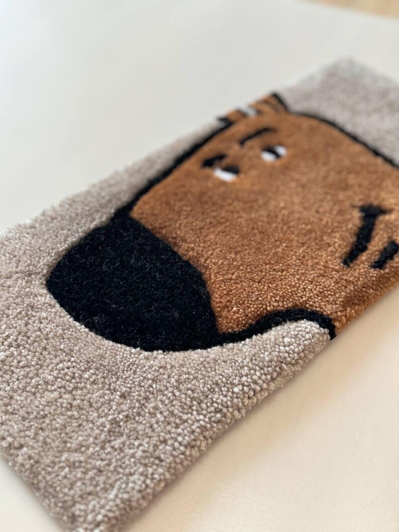 Chill Guy Keyboard Tufted Keyboard Rug Keyboard Rest Custom Rug Fluffy ...