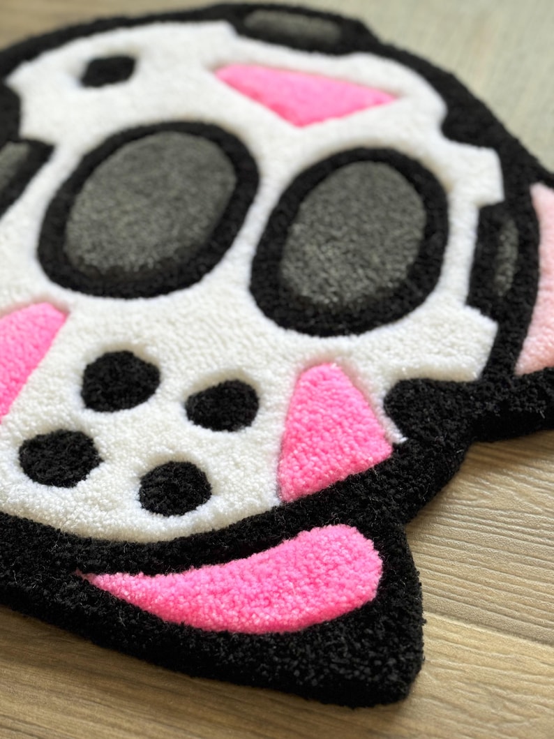 Tufted Rug.ghostface Rugs.halloween Tufted Rug.cool Rug.handmade Rug ...