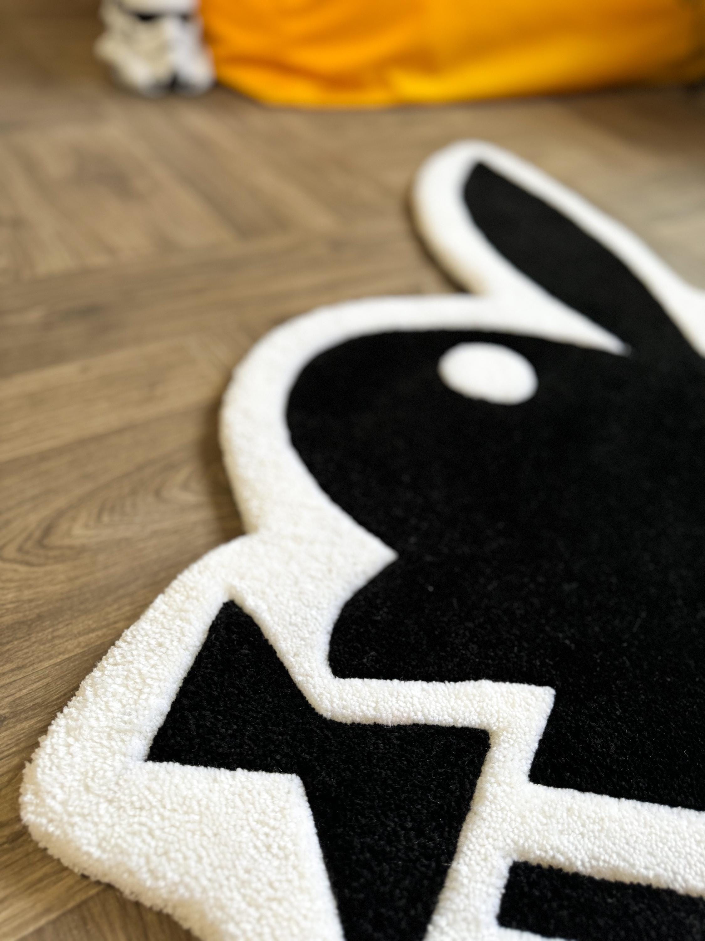 Custom Rugs Bunny Tufted Rug.handmade Rugs.rugs for Bedroom Aesthetic ...