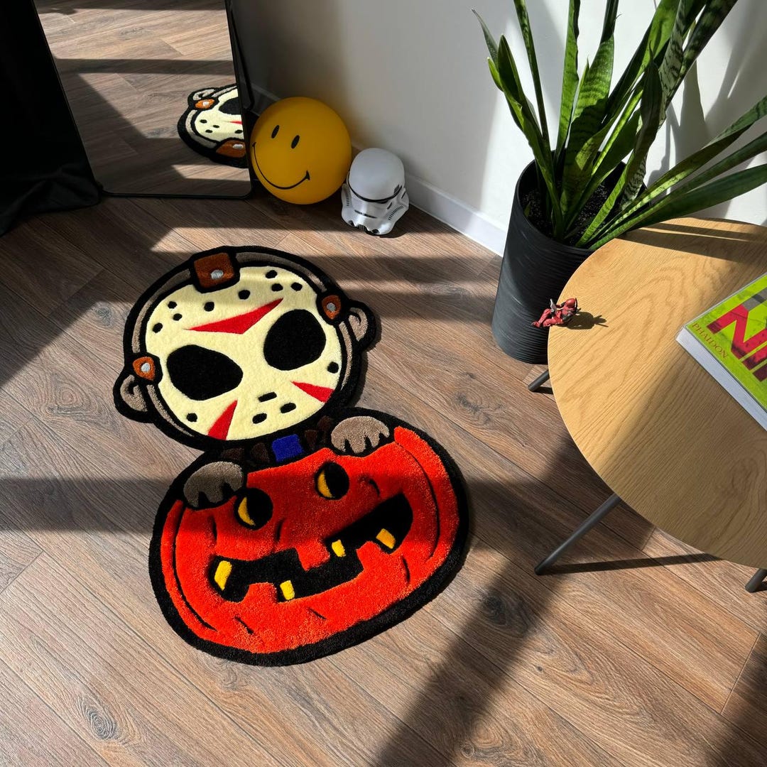 3D Halloween Puffy Custom Rug Tufted Rug Fully Rugs Scream Rugs Custom ...