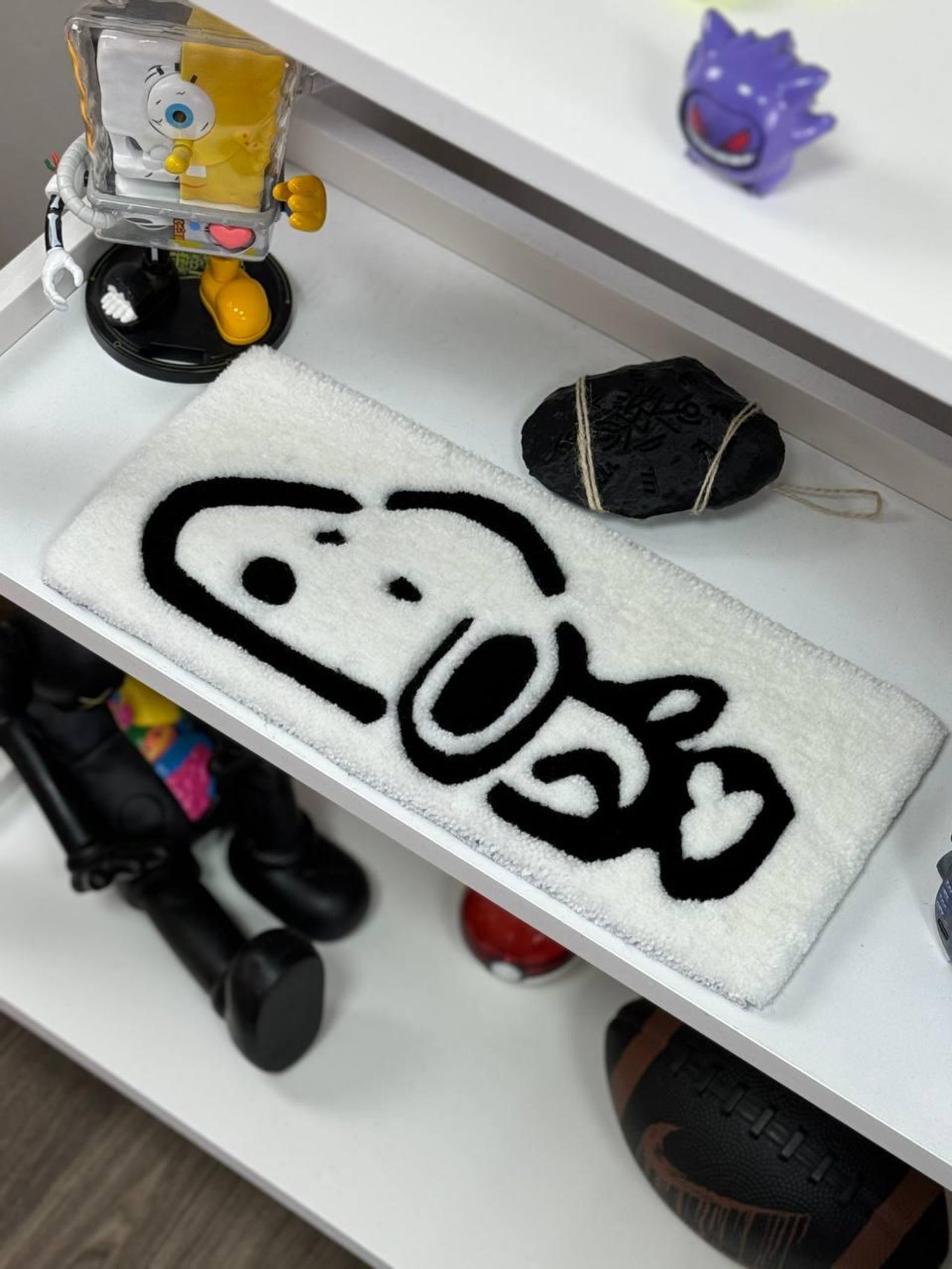 Keyboard Tufted Keyboard Rug Keyboard Rest Custom Rug Keyboard Fuzzy ...