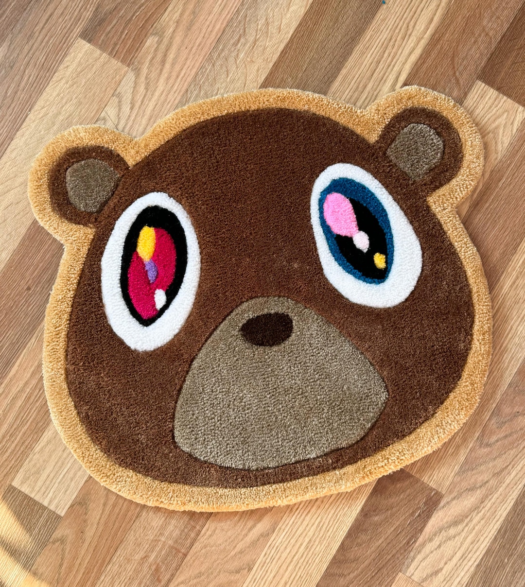 Custom CD Rug Tufted Rug Wave Rug Hypebeast Rug Rap Rug Collage Bear ...