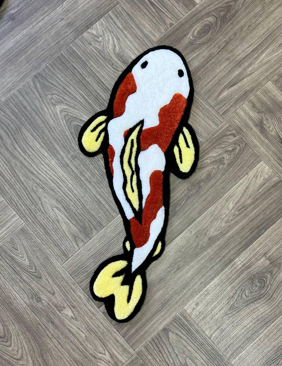 Koi Fish Rug Custom Rug Tufted Rugs for Bedroom Aesthetic Fish Rugs Koi ...