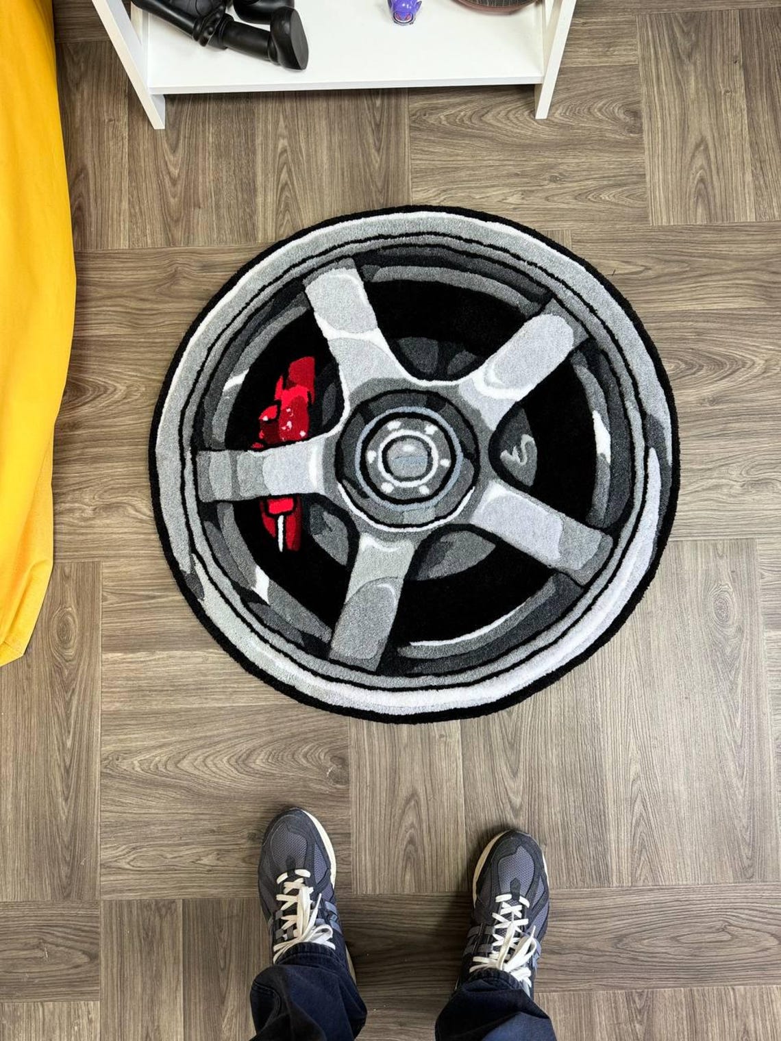 JDM Car Wheel Rug/custom Rims Carpet for Car Enthusiasts/drift & Tuning ...