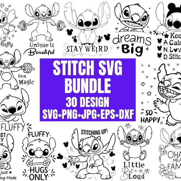 Lilo Stitch Love Svg - Etsy